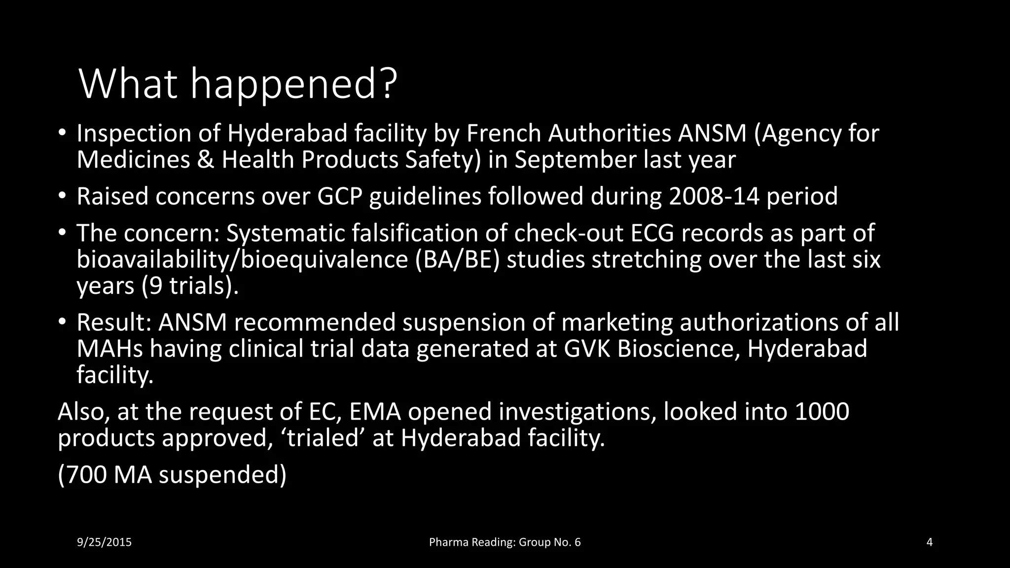 GVK BioSciences Case | PPTX