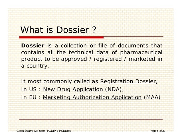 Pharma regulatory affairs