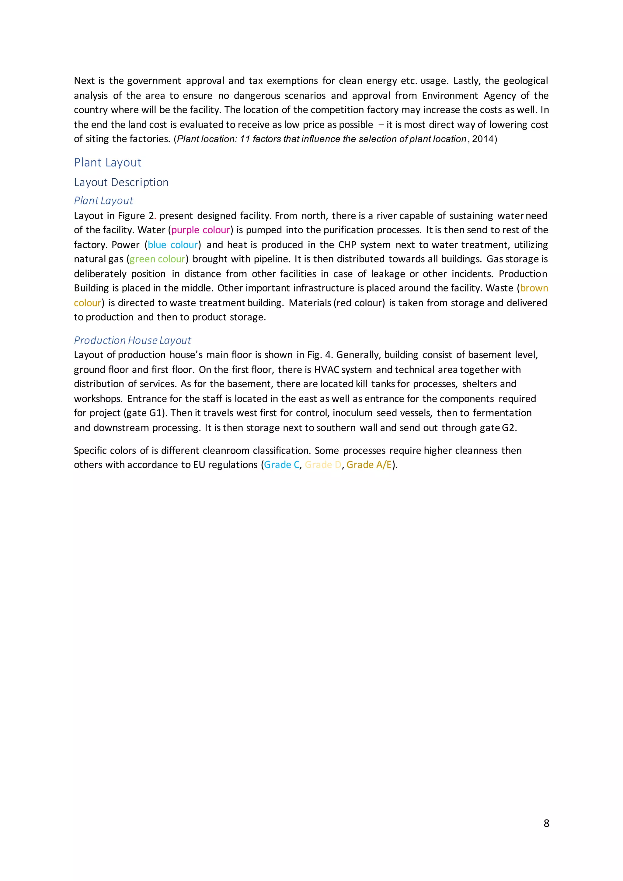 (Bio)pharmaceutical plant design | DOCX