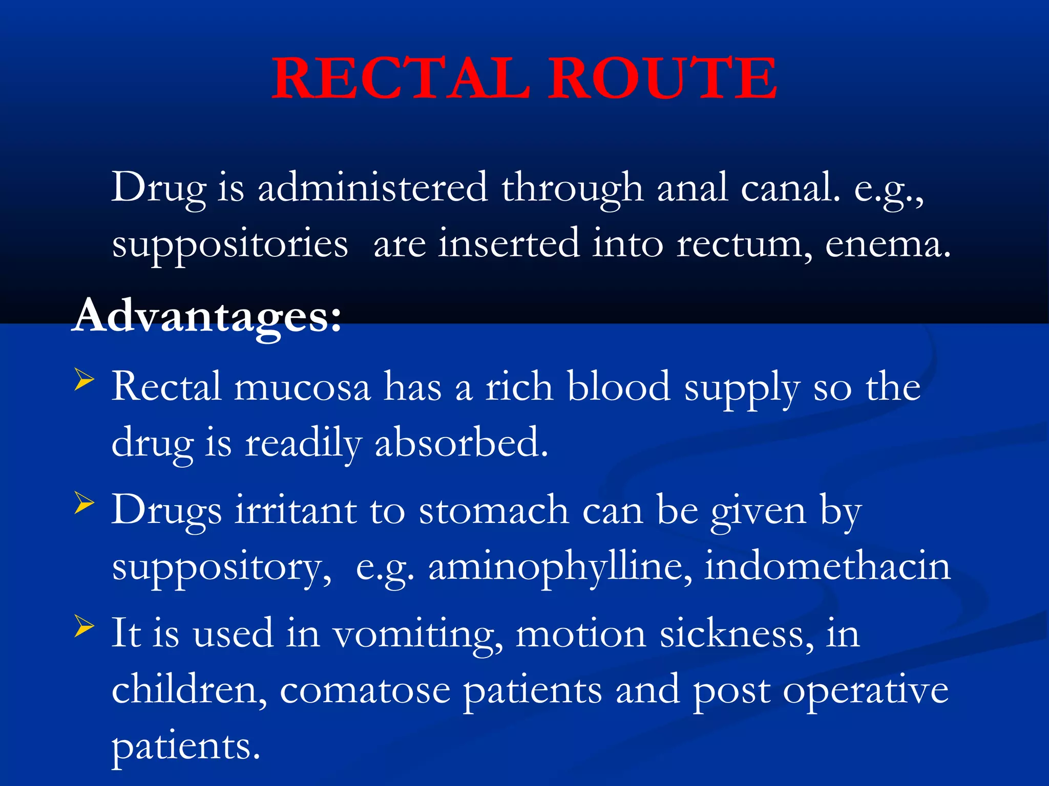 [Pharma] routes of drug administration | PPT