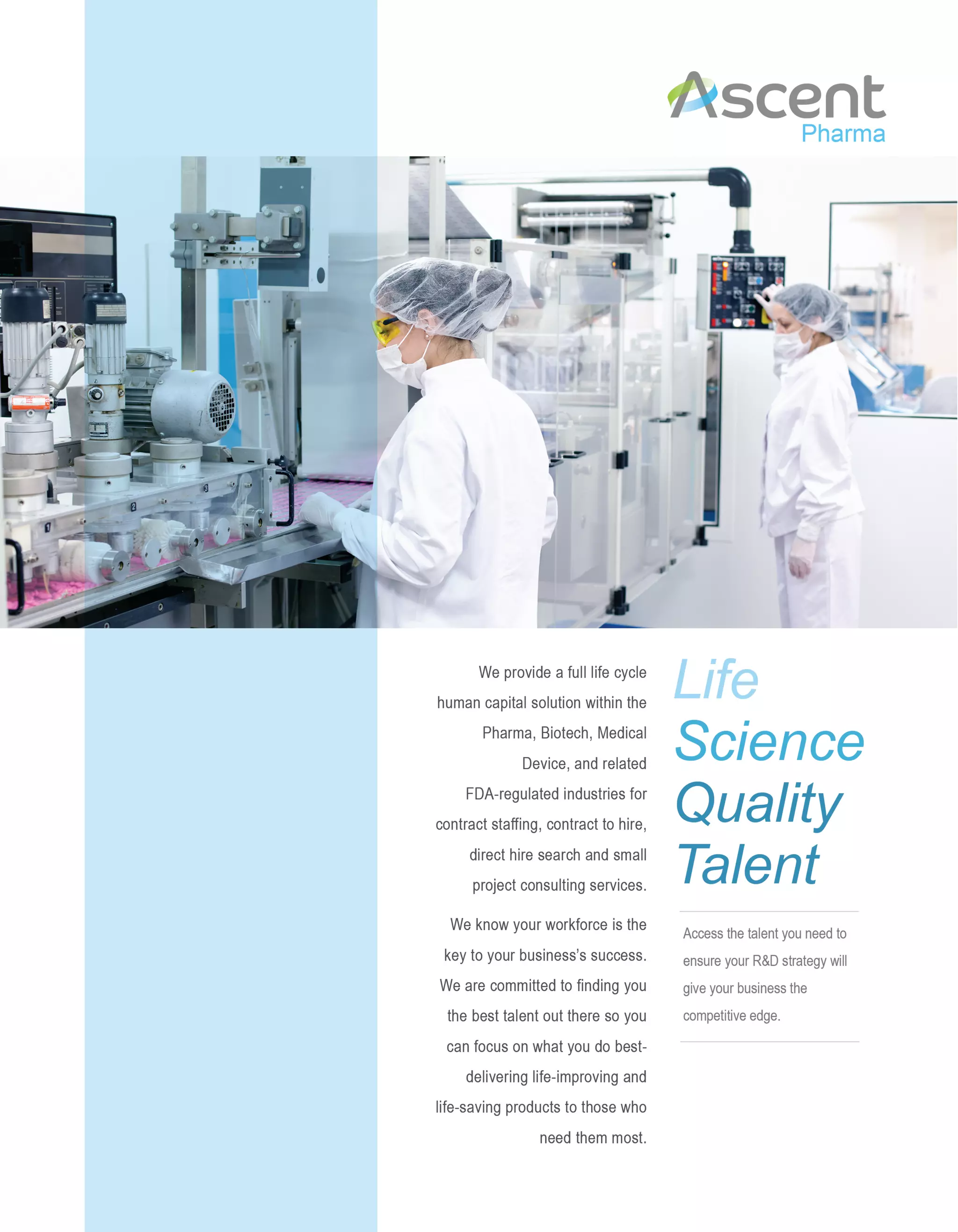Ascent Pharma capabilities | PDF