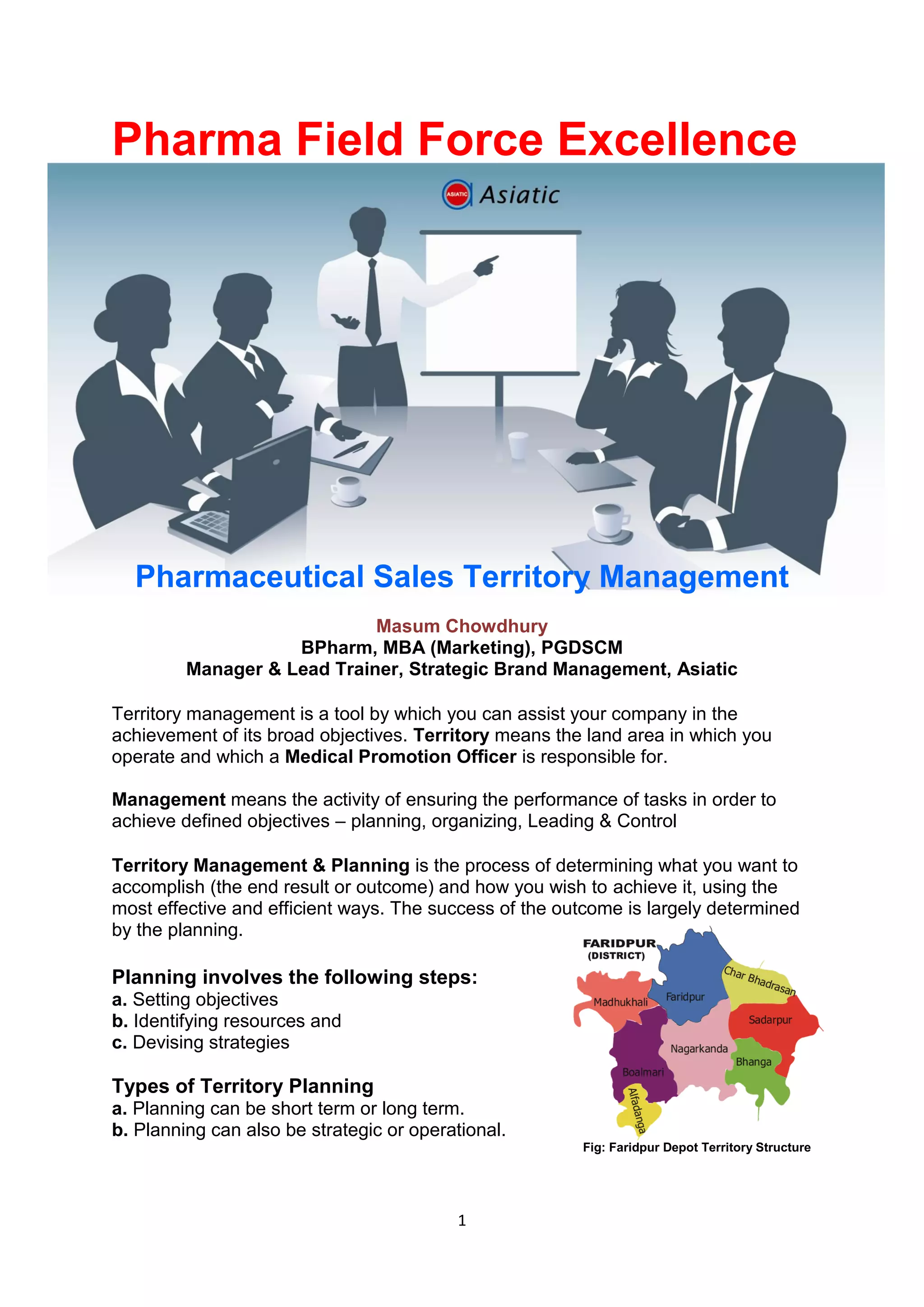 Pharma sales territory management | PDF