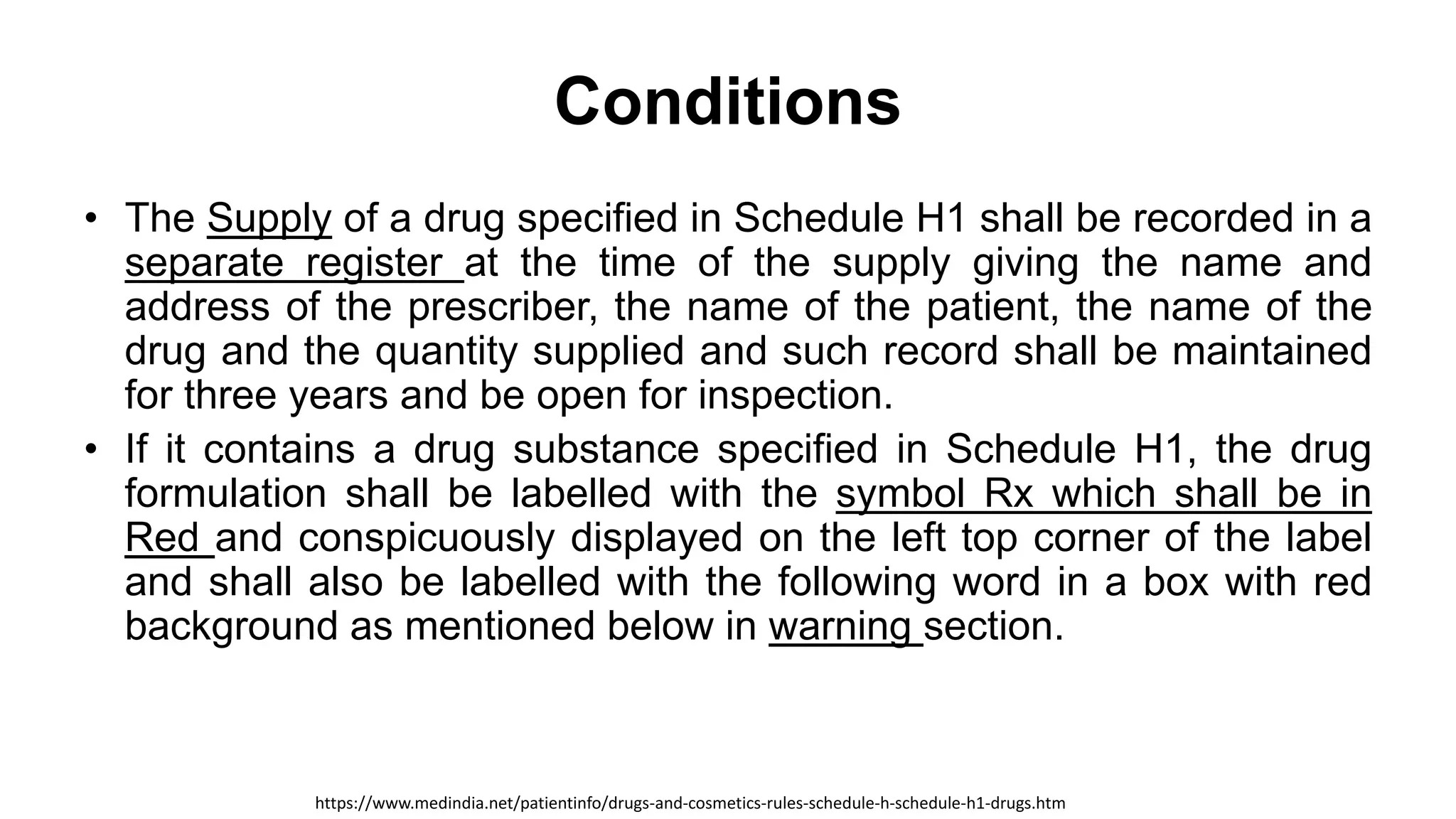 Pharmaceuticals Schedules & Prescription drugs convention for ...