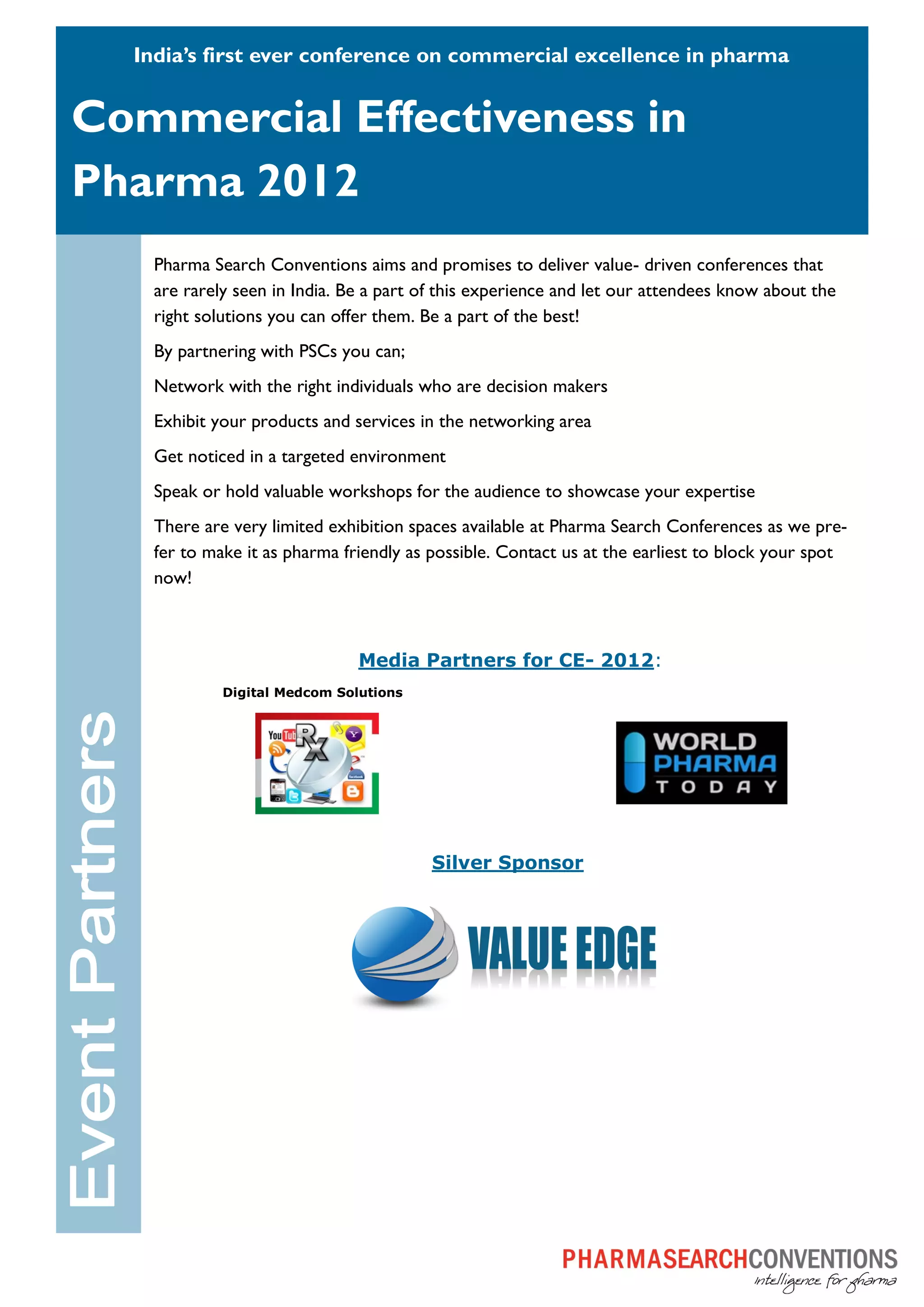 Commercial Effectiveness in Pharma 2012 | PDF