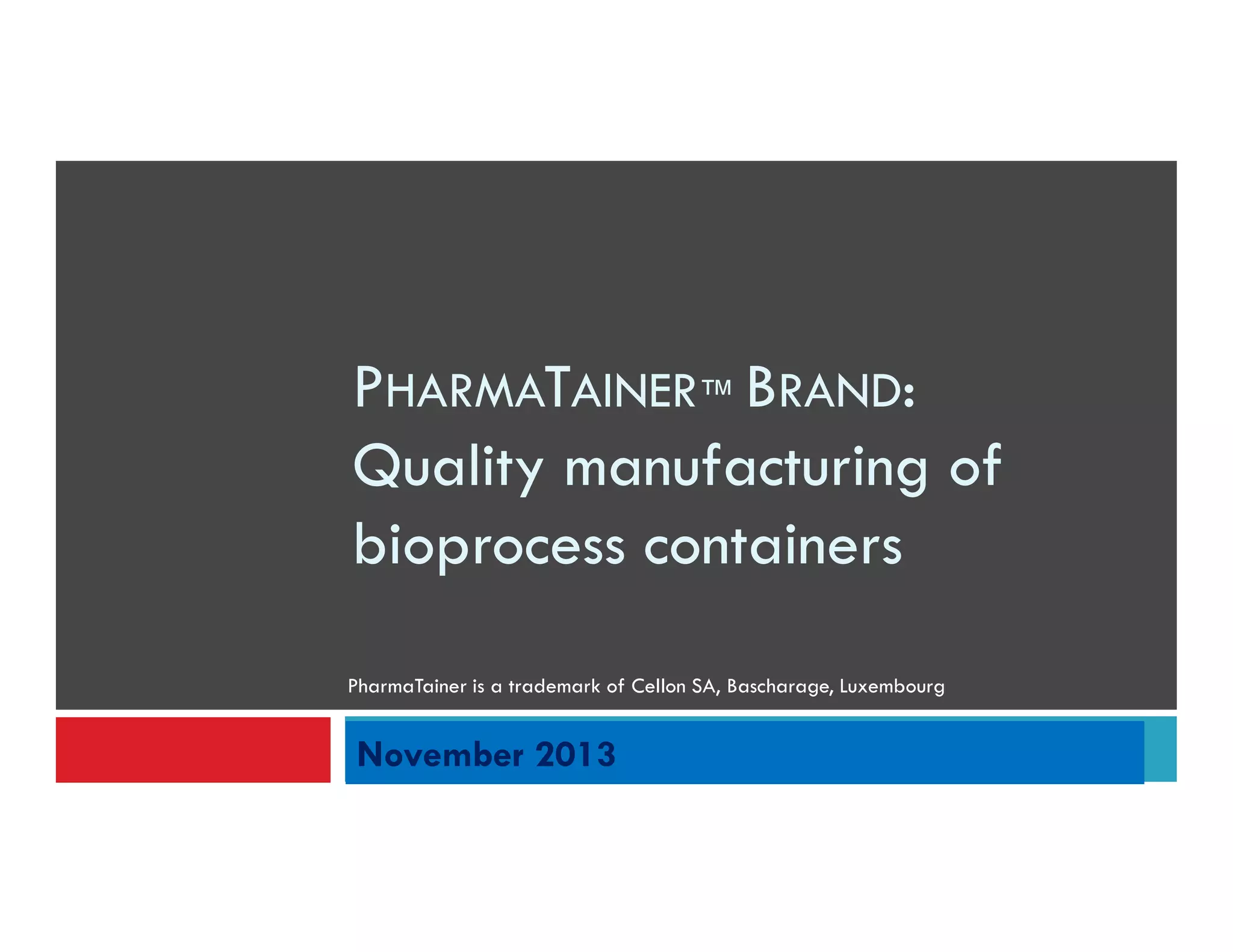 Pharma tainer brand_bioprocess_containers | PDF