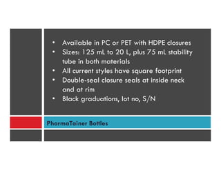 Pharma tainer brand_bioprocess_containers | PDF