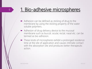 Microsphere as Novel Technique | PPT