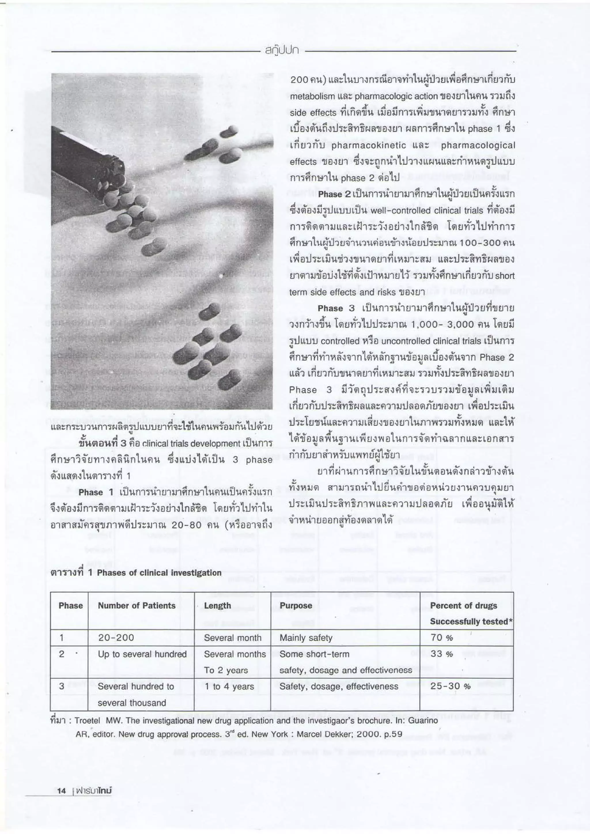 Pharmatime254802 ยาใหม่ประโยชน์และความเสี่ยง | PDF