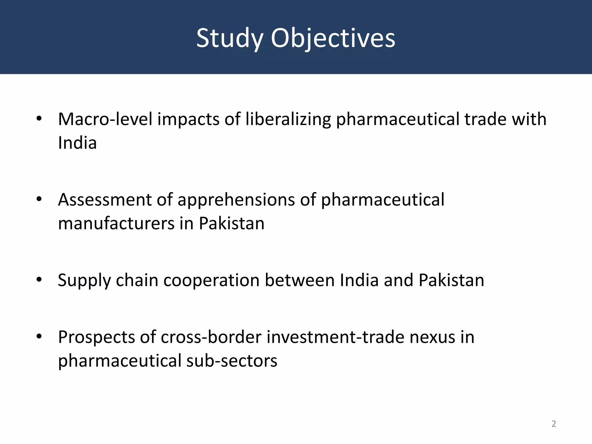 Pharmaceutical Trade: India and Pakistan | PPTX