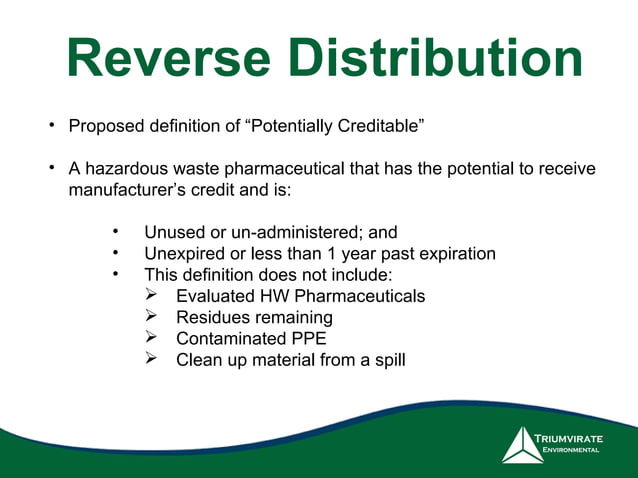 Demystifying the New EPA Hazardous Pharmaceutical Waste Rule | PDF | Environmental Services ...
