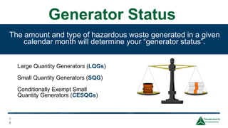Management Standards for Hazardous Waste Pharmaceuticals | PDF
