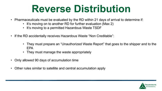 Management Standards for Hazardous Waste Pharmaceuticals | PDF | Environmental Services Industry ...