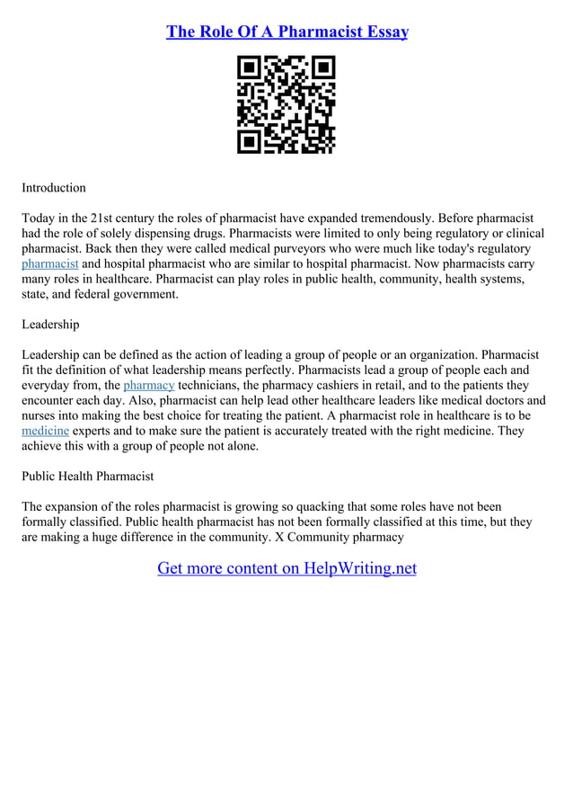 Pharmcas Essay Examples | PDF | Pharmaceutical Drugs | Medical Health