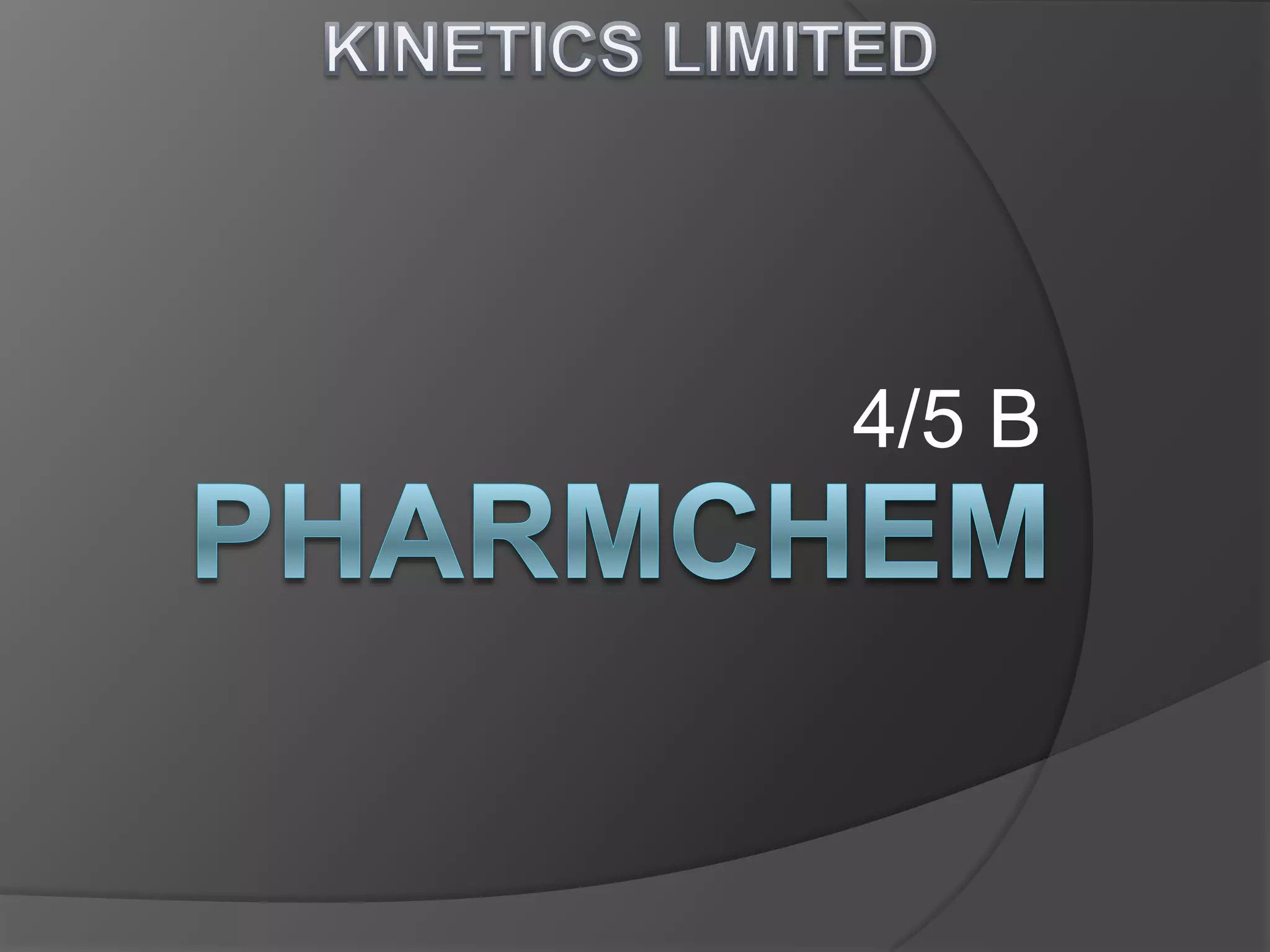 Pharmchem Presentation | PPTX