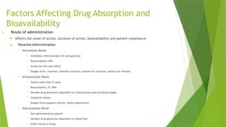 Pharmacokinetics of drugs in Advanced Nursing practice | PPTX