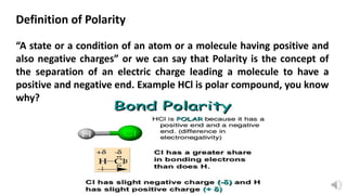 Polarity Of Bonds | PPTX | Chemistry | Science