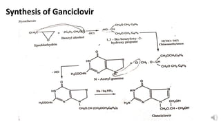 Important Synthesis of Antiviral Drugs | PPTX