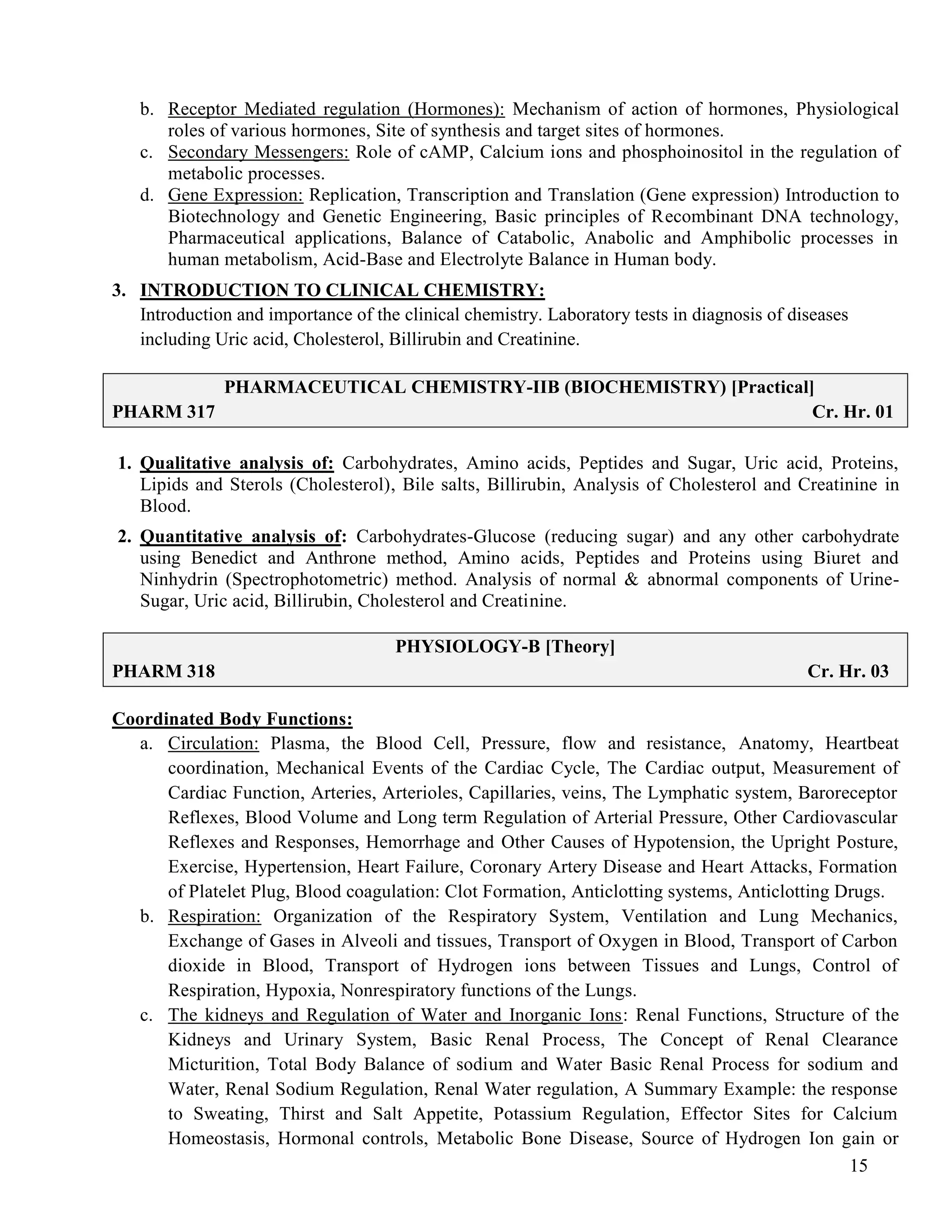 Pharm d curriculum final 2013 | PDF