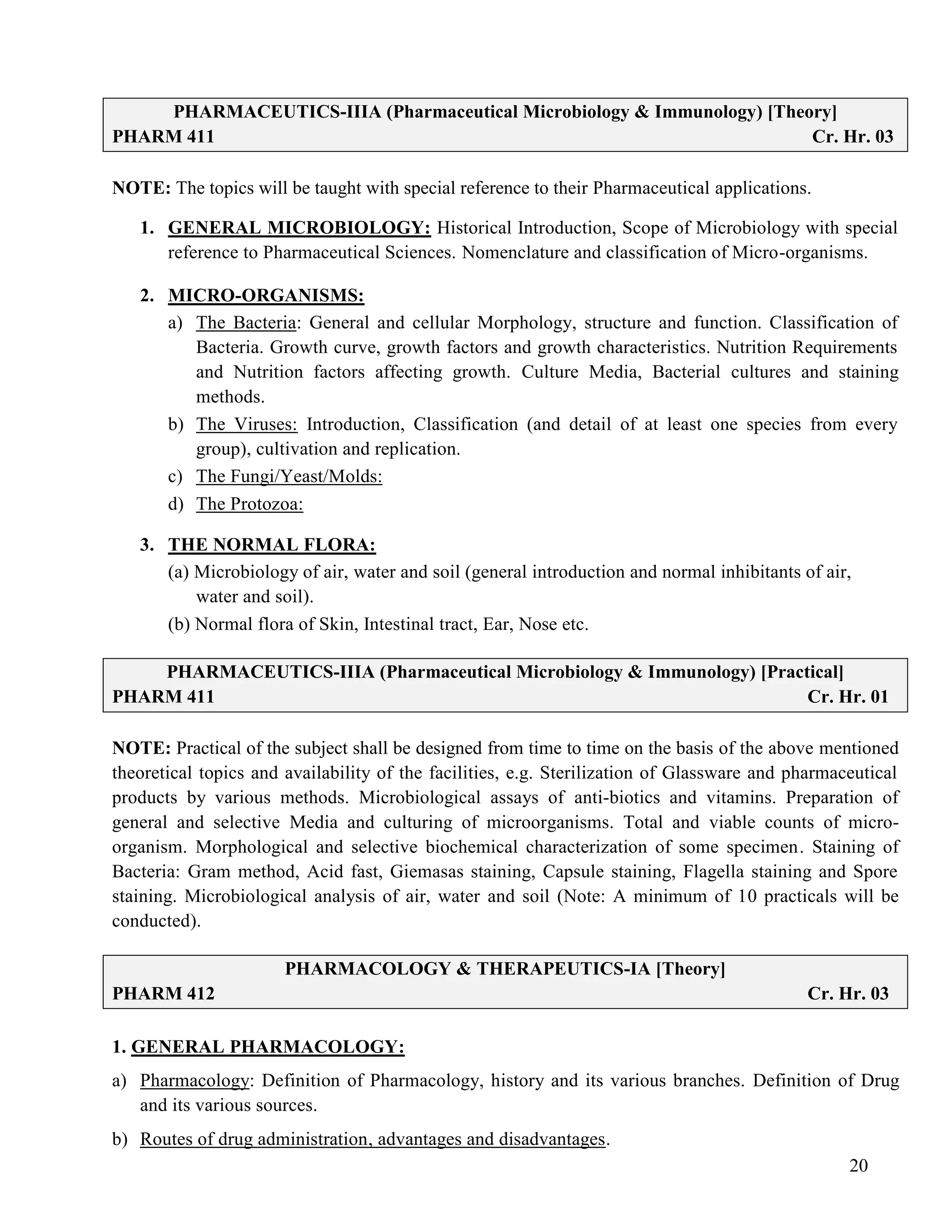 Pharm d curriculum final 2013 | PDF