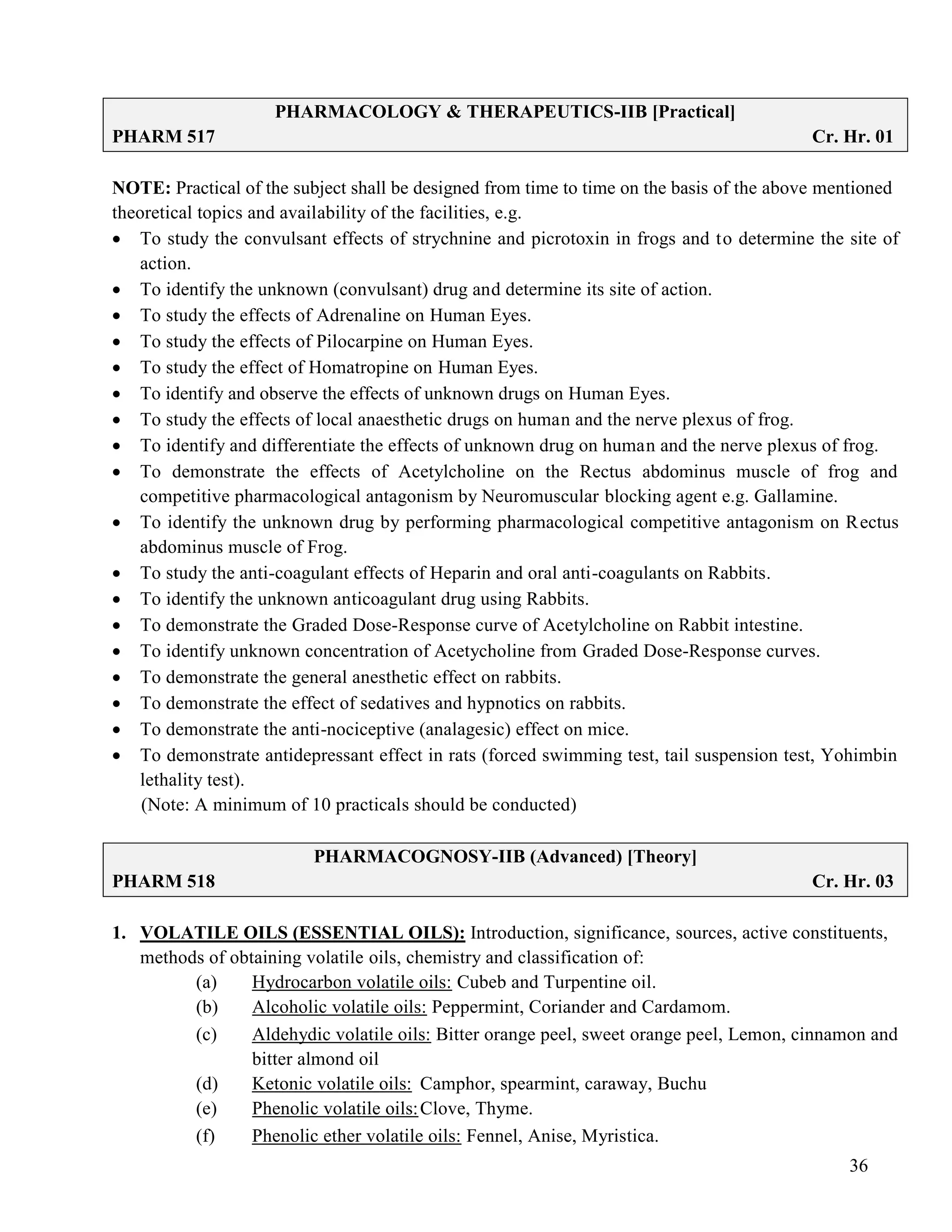 Pharm d curriculum final 2013 | PDF
