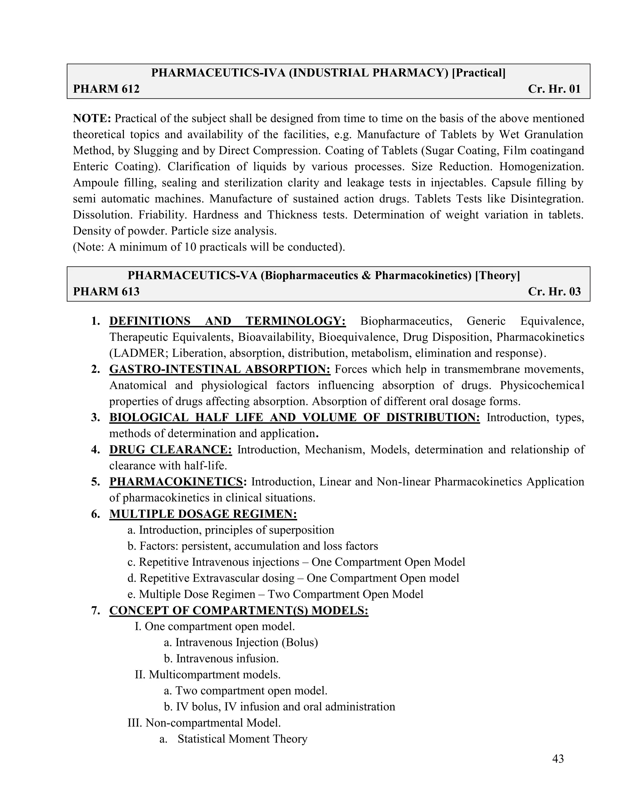 Pharm d curriculum final 2013 | PDF | Pharmaceutical Industry | Industries