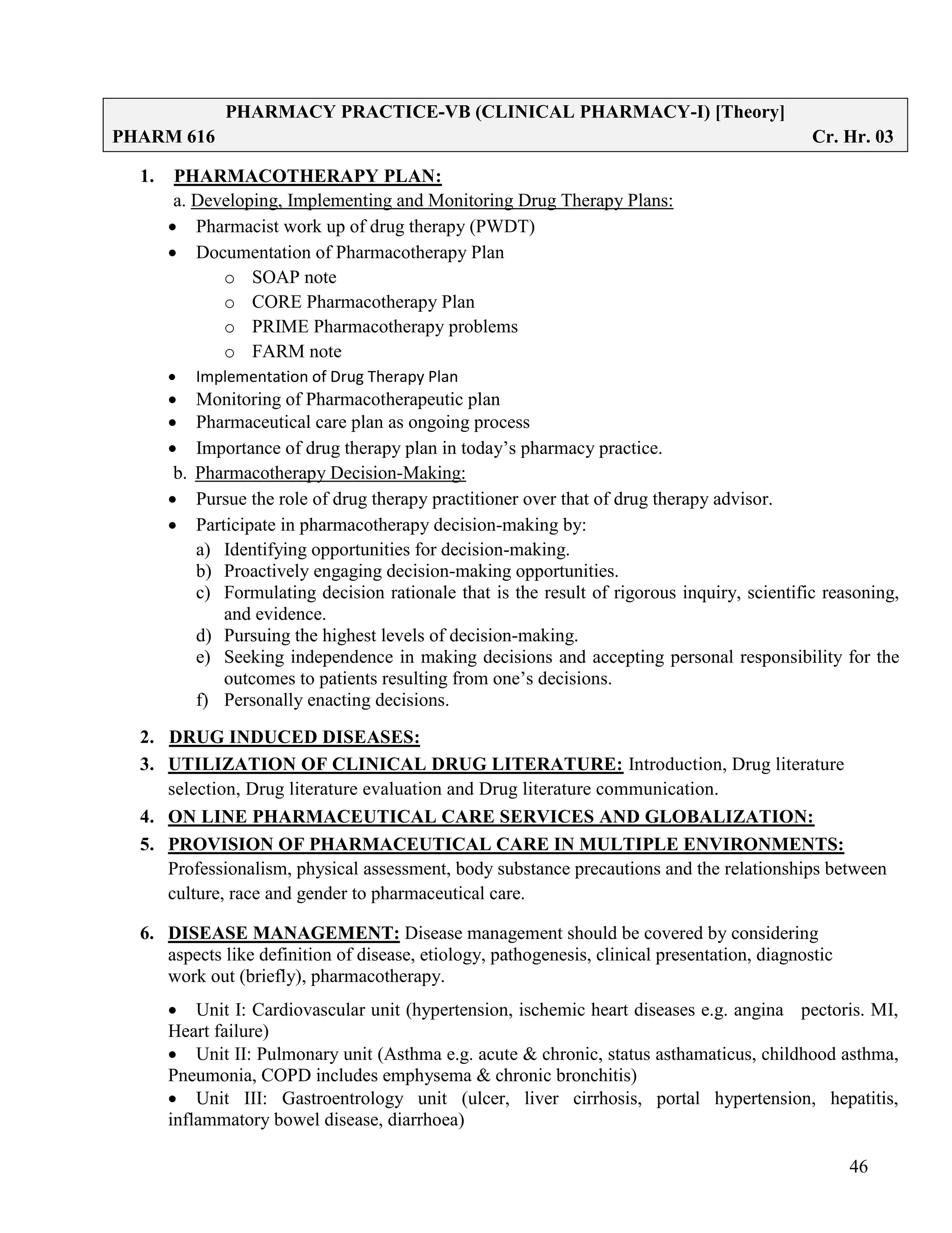 Pharm d curriculum final 2013 | PDF | Pharmaceutical Industry | Industries