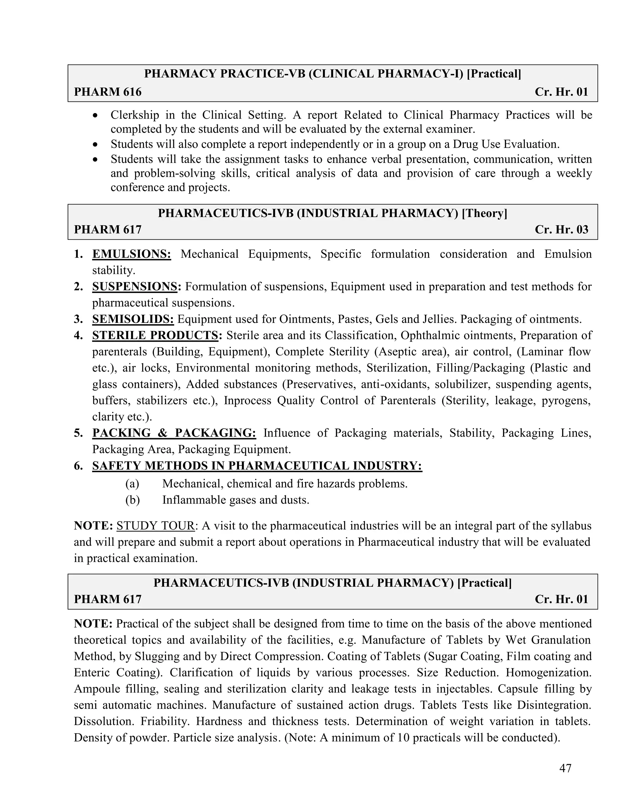 Pharm d curriculum final 2013 | PDF | Pharmaceutical Industry | Industries