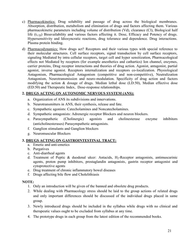 Pharm d curriculum final 2013 | PDF | Pharmaceutical Industry | Industries