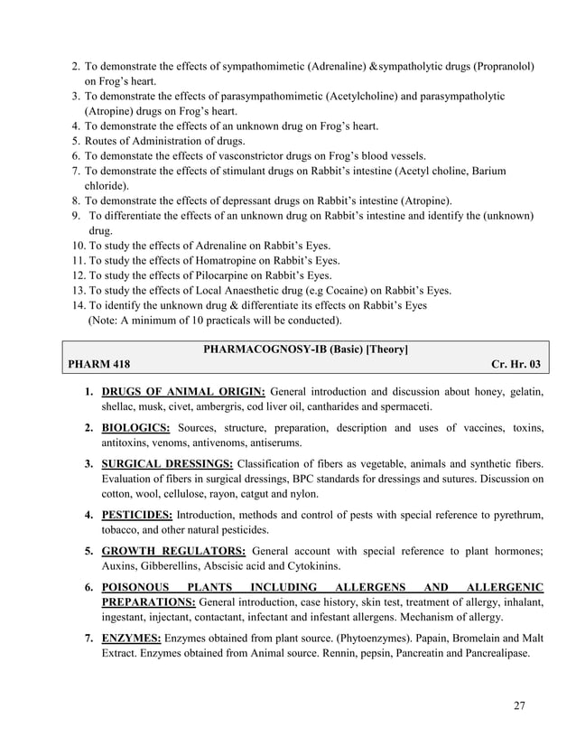 Pharm d curriculum final 2013 | PDF | Pharmaceutical Industry | Industries