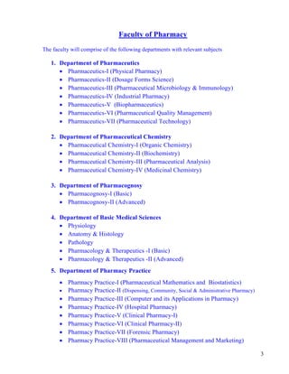 Pharm d curriculum final 2013 | PDF