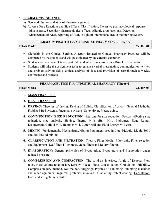Pharm d curriculum final 2013 | PDF | Pharmaceutical Industry | Industries
