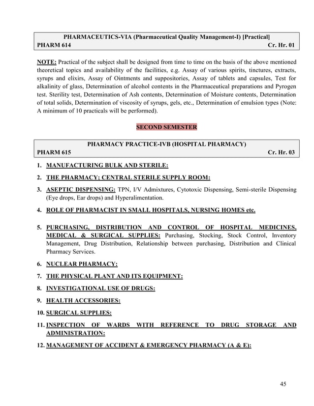 Pharm d curriculum final 2013 | PDF | Pharmaceutical Industry | Industries