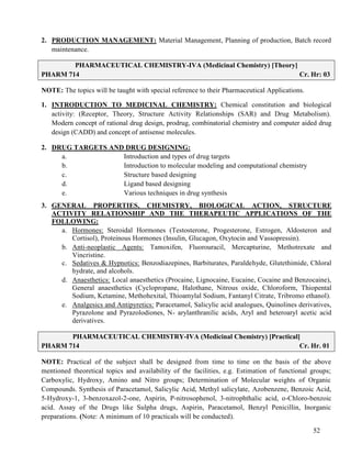 Pharm d curriculum final 2013 | PDF