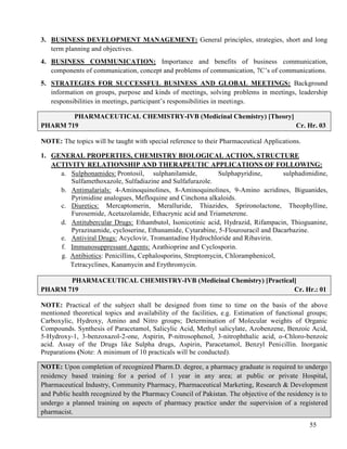 Pharm d curriculum final 2013 | PDF