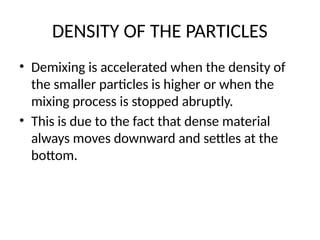 Mixing in Pharmaceutical Engineering ppt | PPTX