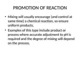 Mixing in Pharmaceutical Engineering ppt | PPTX