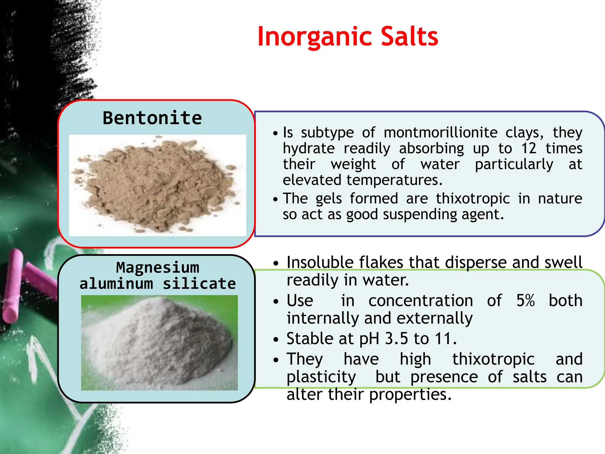 Pharm Excipients suspending and emulsifying agents | PPTX