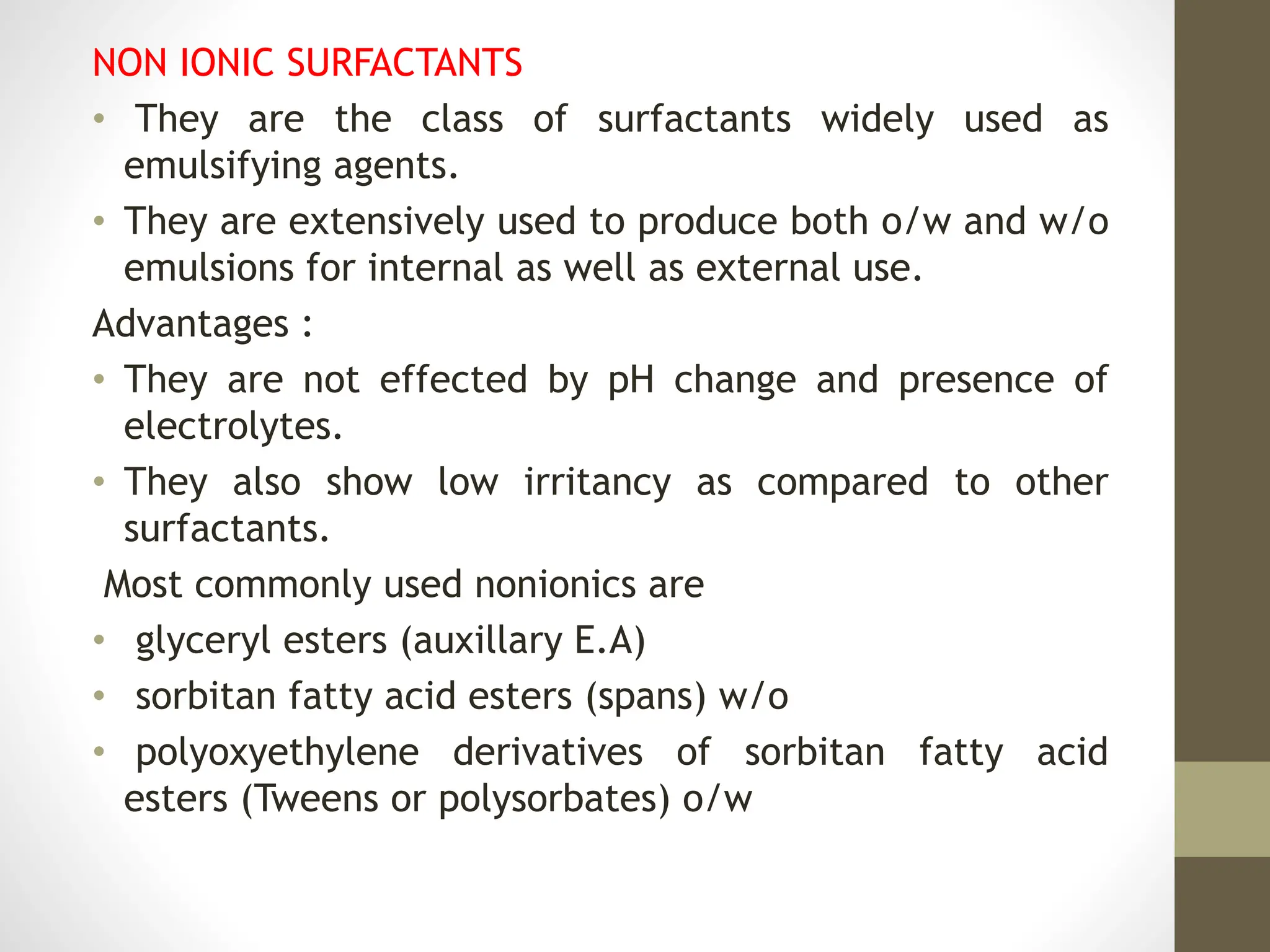 Pharm Excipients suspending and emulsifying agents | PPTX