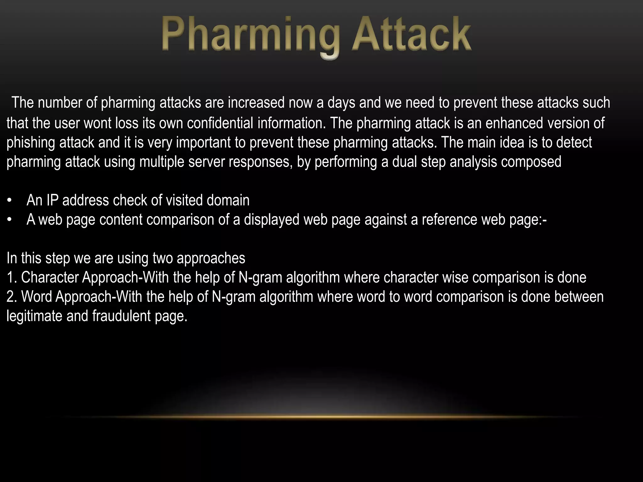 Pharming attack | PPT