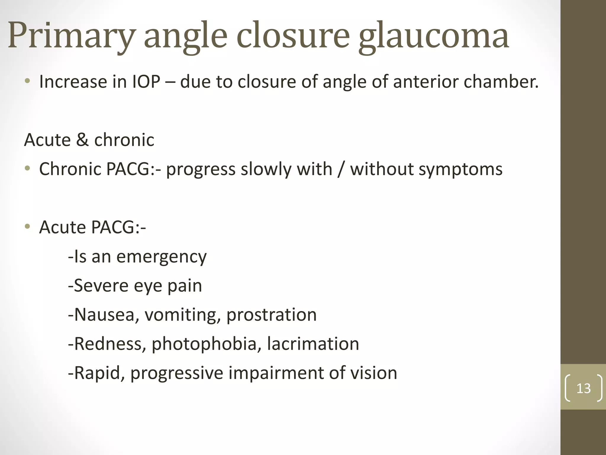 Pharmacotherapy of glaucoma | PPTX