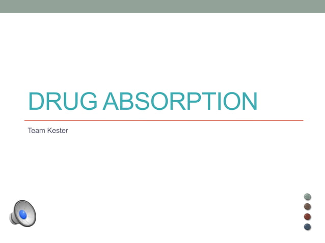 Pharm Absorption | PPT