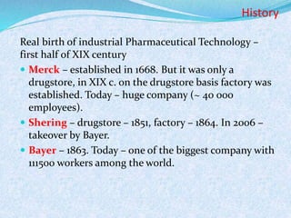 Industrial Pharmaceutical Technology | PPT