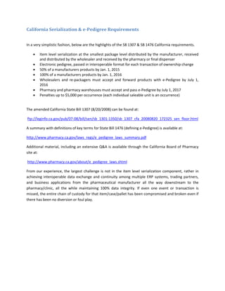 Pharmaceutical Serialization Strategic Planning Guide | PDF