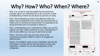 Pharm Understanding Your Medications | PPTX