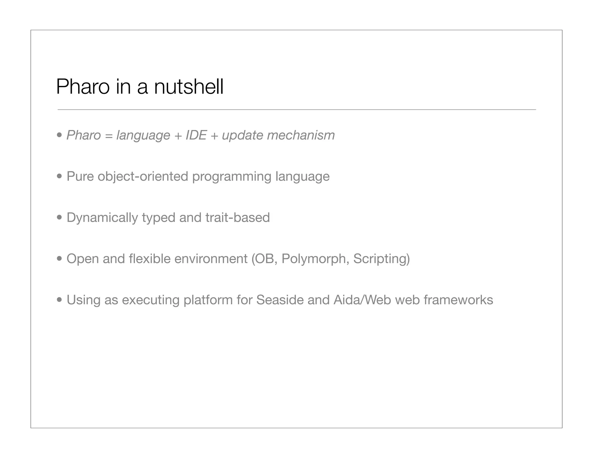 The Pharo Programming Language | PDF | Programming Languages | Computing