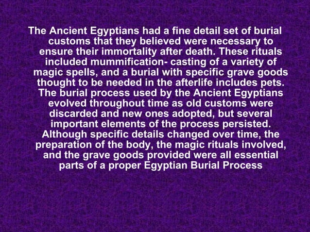 Burial Process | PPT