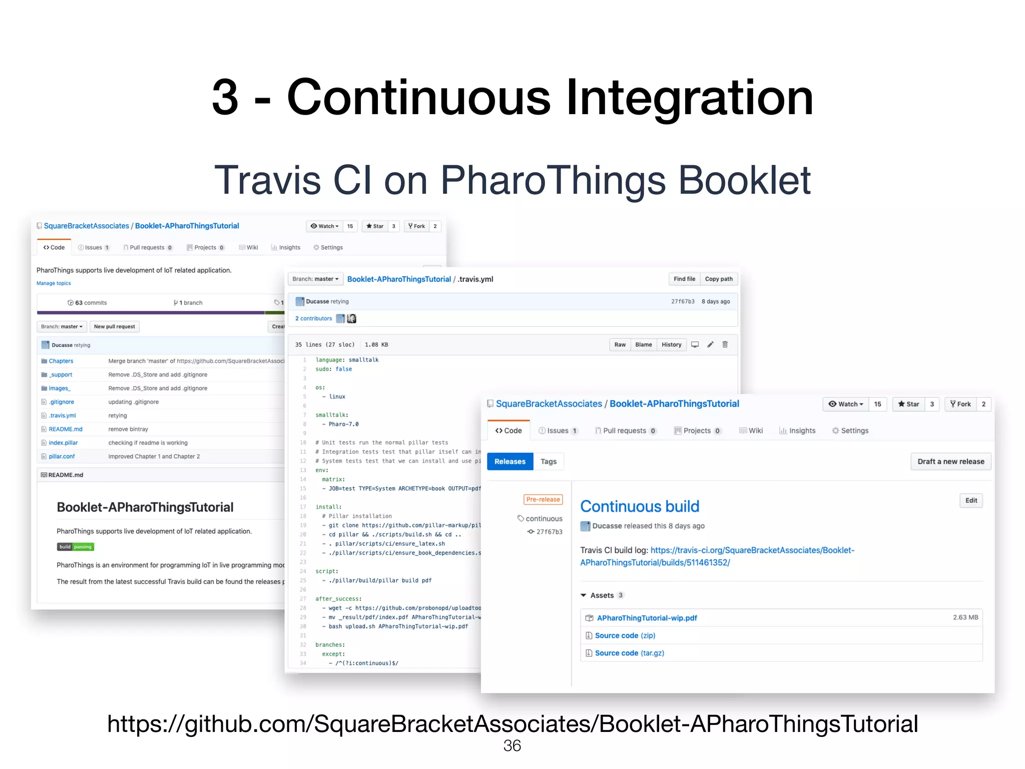 PHARO IoT: Installation Improvements and Continuous Integration