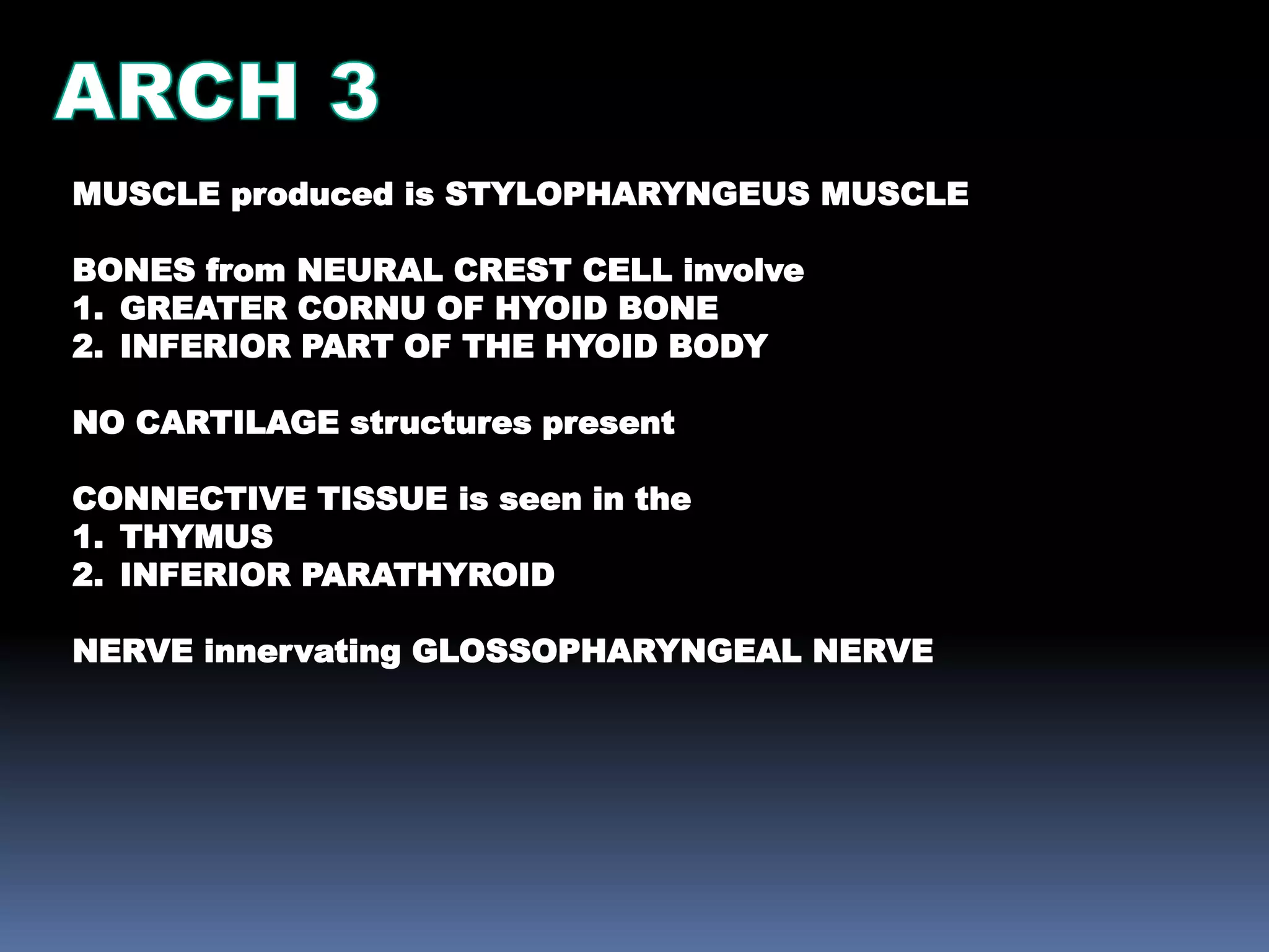 Pharyngeal arches 1 | PPTX