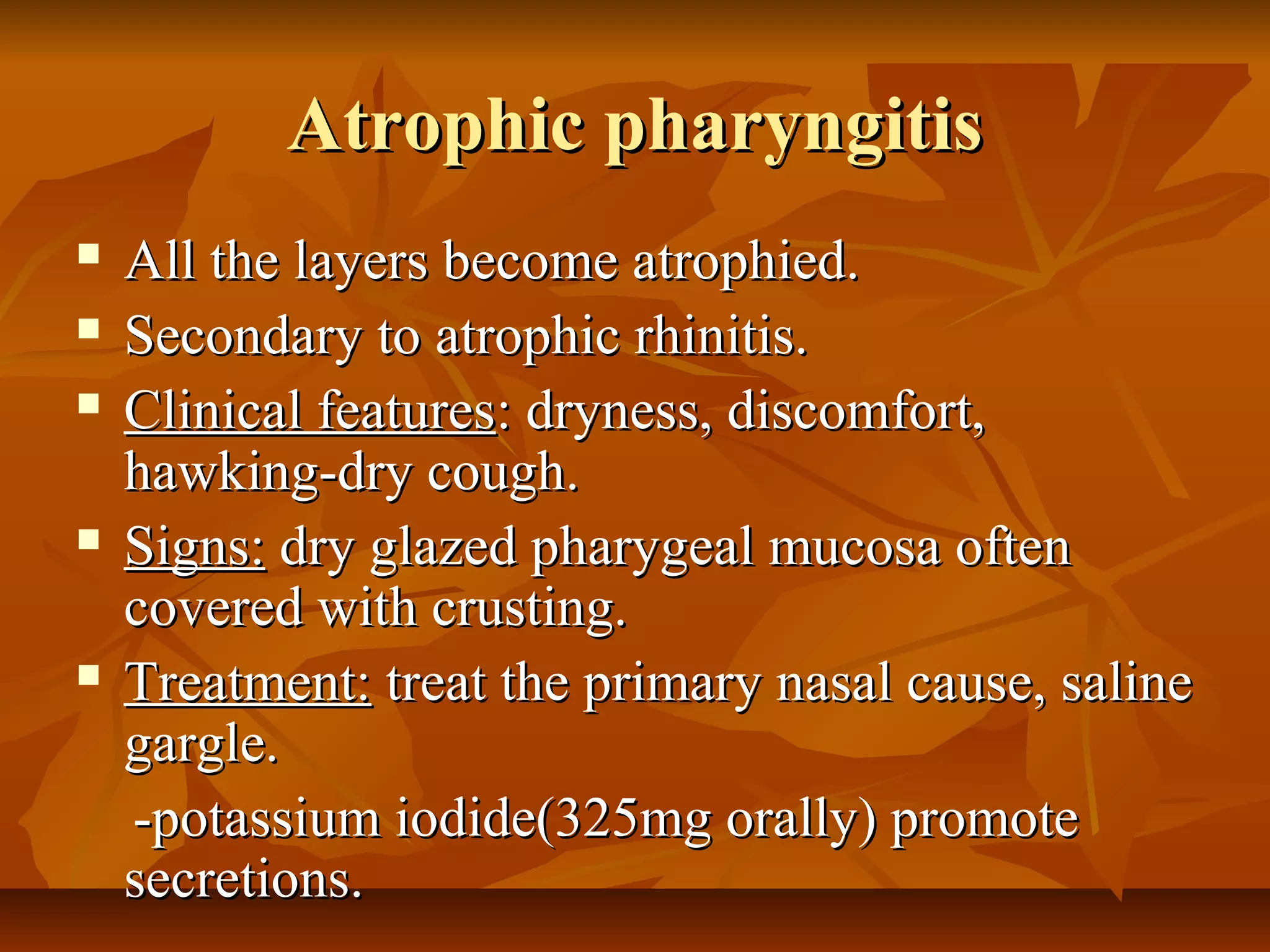 Pharyngitis | PPT