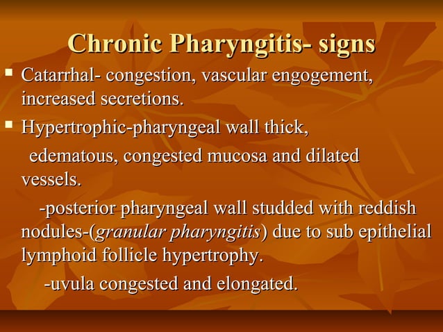 Pharyngitis | PPT | Ear, Nose and Throat Conditions | Diseases and ...